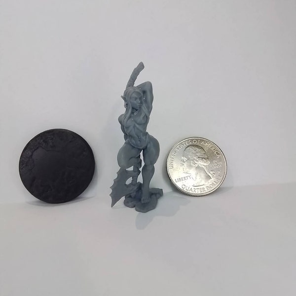 Female Orc Beauty Dnd Miniature Dungeons and Dragons D&D Pathfinder ...