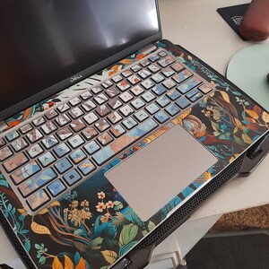 Lenovo Yoga 9I Skin Keyboard Personalized Customizable Abstract Mable ...