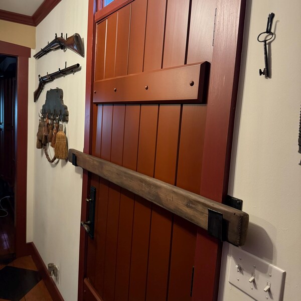 Hand Forged Heavy Duty Rustic Barn Door Latch - Etsy