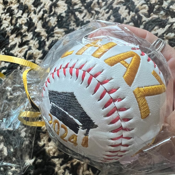 Personalized Embroidered Football • Keepsake Ball • Souvenir ...