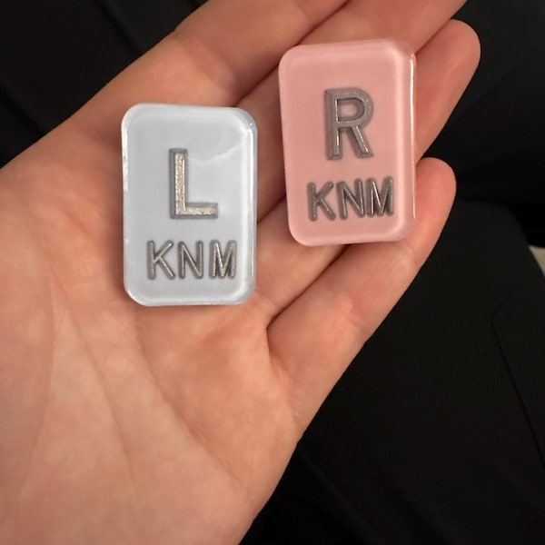 Checkered Two Tone Mint and Mauve Xray Markers- 16 Different Colors ...