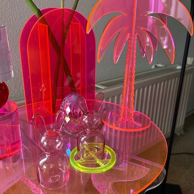 Crystal Iridescent Lamp Colorful Holographic Reflection, Handmade ...