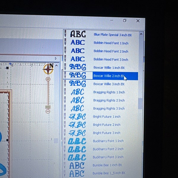 300 Tajima Embroidery Fonts, DST Fonts Pack, Embroidery Machine Fonts ...