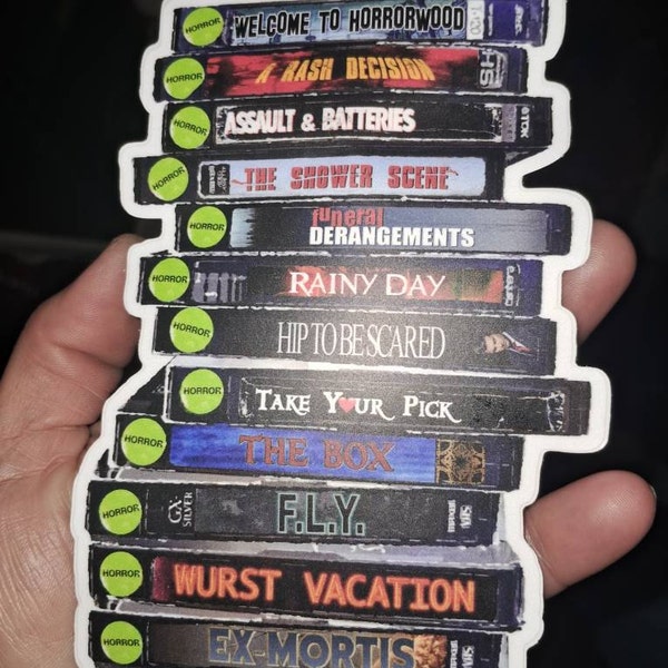 Welcome to Horrorwood/ink/vhs/horror/ice Nine Kills/horror Movie VHS ...