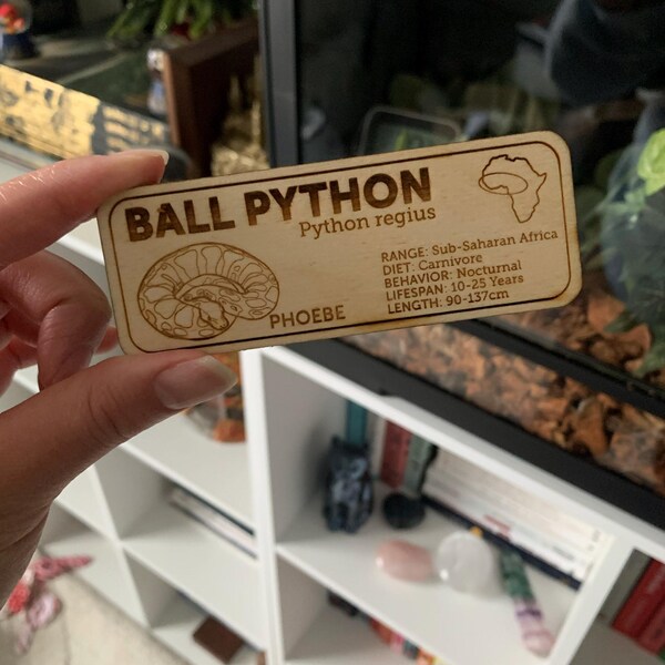 Jurassic Tags // Park Parody Species Identification Tags for Reptiles ...