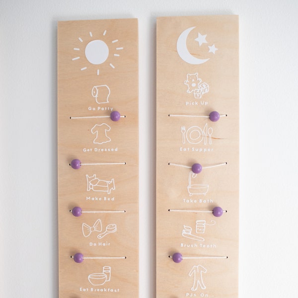 Kids Chores Icons Set - Daily Tasks, Organizer Clipart, Chore Chart ...