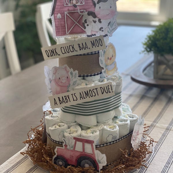 Farm Centerpieces, Farm Party Table Decor, Farm Birthday Cake Topper ...