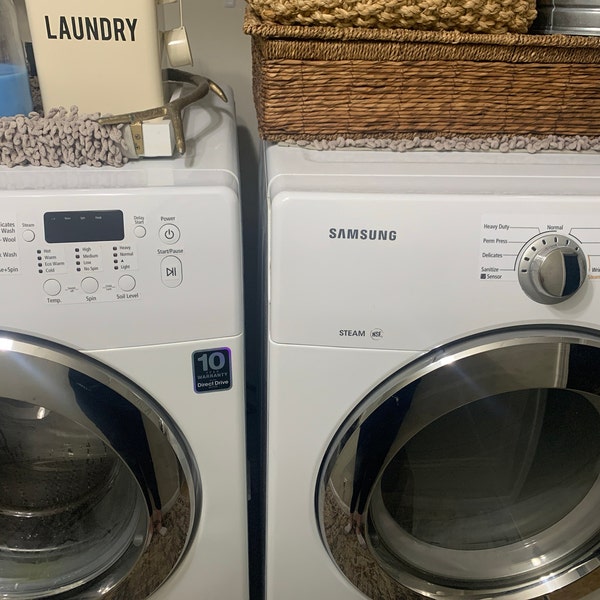 LG Model DLEX3360V Dryer Sticker Sheet Labels / Decals for Entire ...