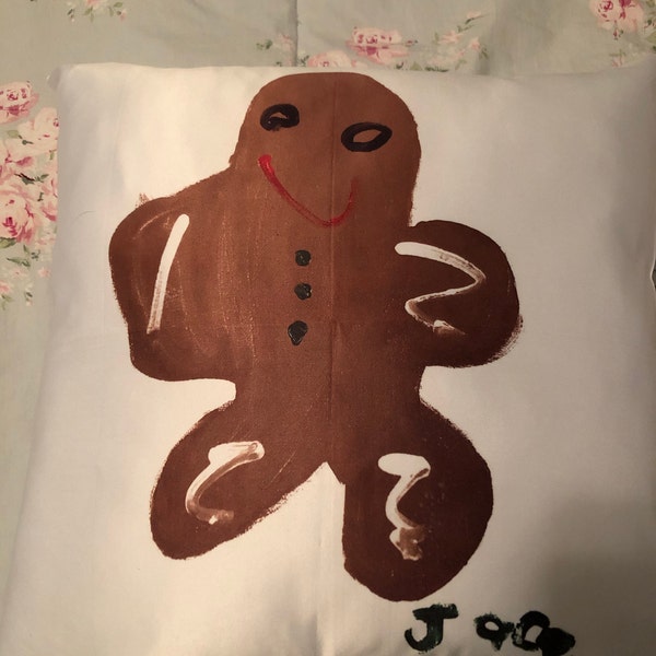 Kids Drawing Printed on Pillowcase- Personalized Custom Pillow- Kids ...