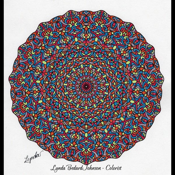40 Intricate Patterns Coloring Pages Whimsical Mandalas Coloring Book ...