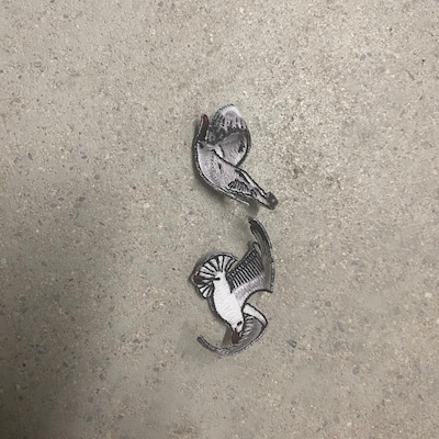 Iron-on Four-leaf Clover Badge/good Luck Badge/celtic Traditions/charm ...