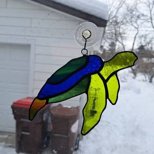 Mini Sea Turtle Stained Glass Pattern: Beginner DIY (digital Download ...