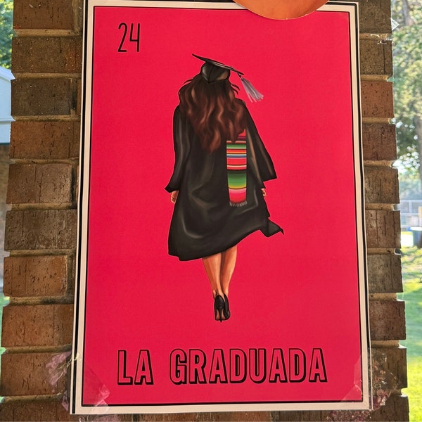 El Graduado Loteria Card Graduation Cap Topper With Background 2024 PNG ...