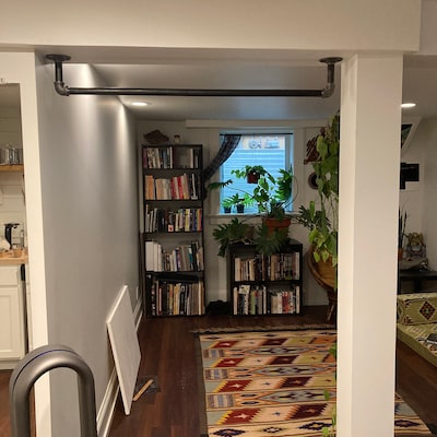 Pull up Bar Made From Industrial Pipe Fittings and Pipe Custom Lengths ...