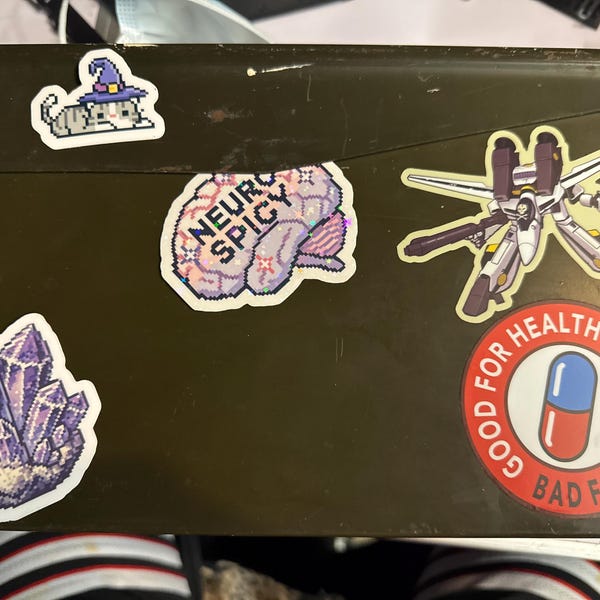 Pixel Art Amethyst Vinyl Sticker - Crystal Cluster Geology Sticker - Etsy