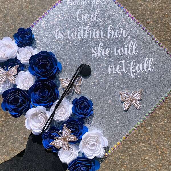 Graduation Cap Topper Mexico Flag Colors First Gen Educated Latina ...