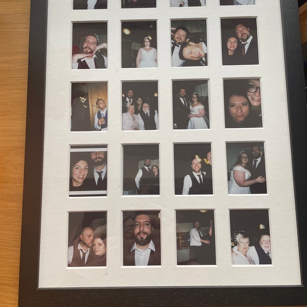 Instax Mini Photo Frame Single Print Black Frame Friends and Family ...