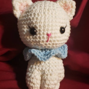 Kitty the Little White Kitten Pattern Crochet Cat Pattern - Etsy UK