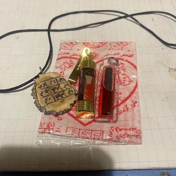 Lottery Gambling Luck Centipede Pearl Magical Mustika Stone Pendant ...