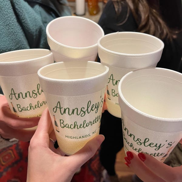 Graduation Custom Styrofoam Cups, High School, College, Graduation ...