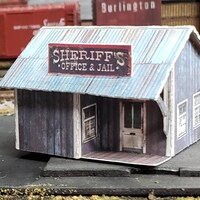 Pre-cut Paper Model Cardstock Model Grain Elevator N Scale or Z Scale ...