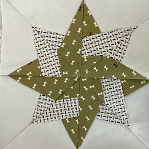 Pineapple Quilt Block Pattern, FPP, Small, Mini, 3-inch, 4-inch, 5-inch ...