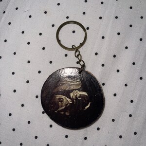 Initial Keyring, Log Slice, Rustic Wedding Favours , Rustic Bridal ...