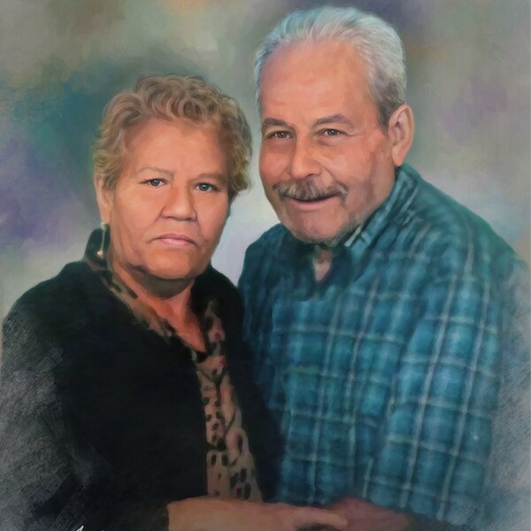 Deceased Loved One Portrait, Photo to Painting, Passed Loved Ones ...