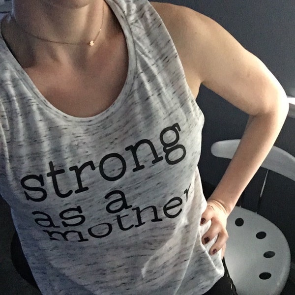 Strong as a Mother Shirt, Strong Mom Shirt, Mom Workout Shirt, Mom ...