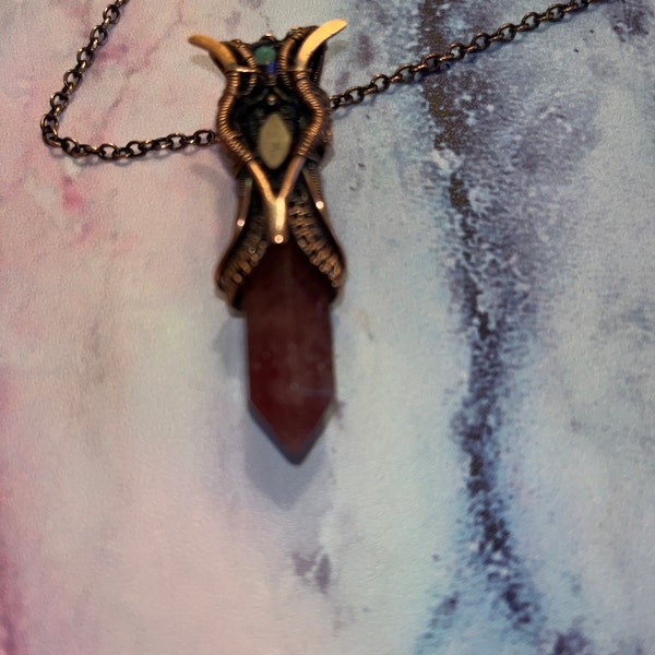 Handmade Copper Form Fold Metal Work Pendant - Etsy