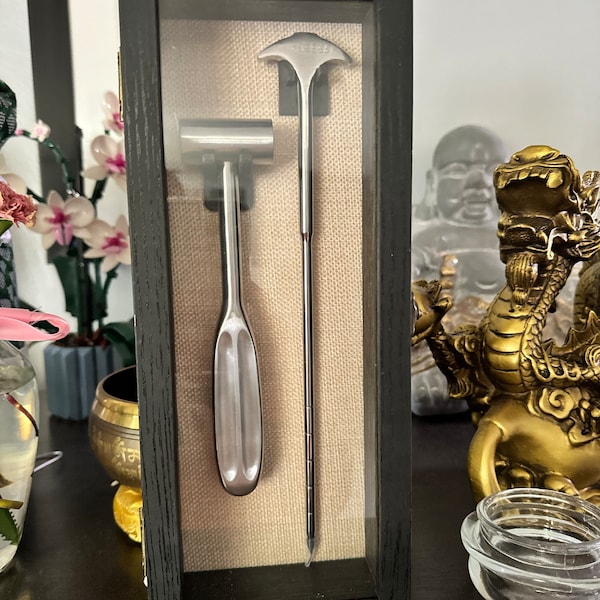 Lobotomy Orbitoclast & Hammer Surgical Medical Tools Shadowbox With ...