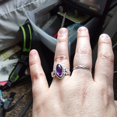 Chalcedony Ring 92.5% Sterling Silver Ring Handmade Ring - Etsy