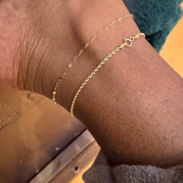 14K WHITE GOLD ANKLET | 2.0MM Wide | Double Curb Link 10 Inch | Spring ...