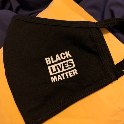BLM Reusable Cloth Face Mask Covering, Black Lives Matter Slogan Logo 2 ...
