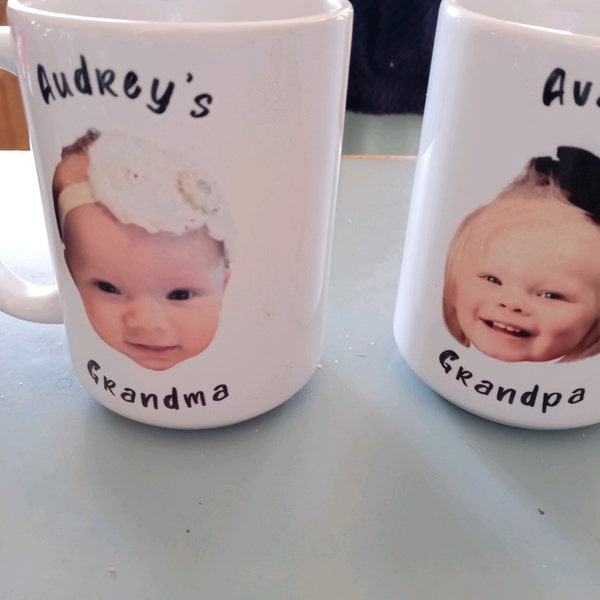 Personalized With Your Baby's Photo, Baby Mug, Coffee Mug, Mug for Mom ...