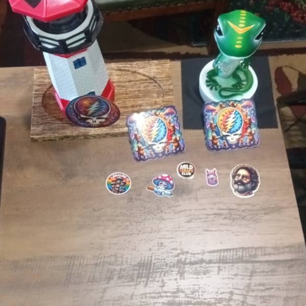 Deadhead Delights: Radiant Grateful Dead Inspired Sticker Collection ...