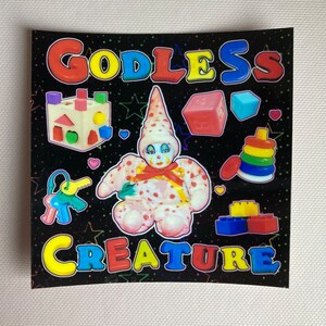 Hi Holographic 5x7 Print Dreamcore Oddcore Kidcore Clowncore Toycore ...