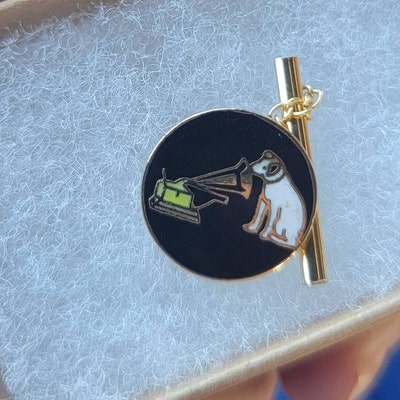 Vintage Tie Tack Tac Lapel Pin Letter H Initial Personalized Two Tone ...