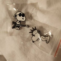 Punk Snoopy Hard Enamel Pins - Etsy Canada