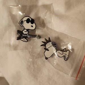 Punk Snoopy Hard Enamel Pins - Etsy