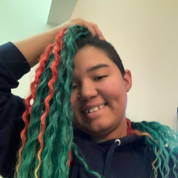 Wavy Dread Ginger Dreadlocks Curly Oranges Dreads Synthetic Crochet ...