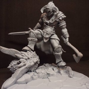 Female Barbarian Warrior Xena Premium 3D Printed Fantasy Tabletop ...
