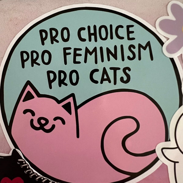 Pro Cats Vinyl Sticker - Cat Laptop & Water Bottle Decal - Etsy