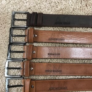 Personalized Gift Engraving Belt Anniversary Gift Custom | Etsy