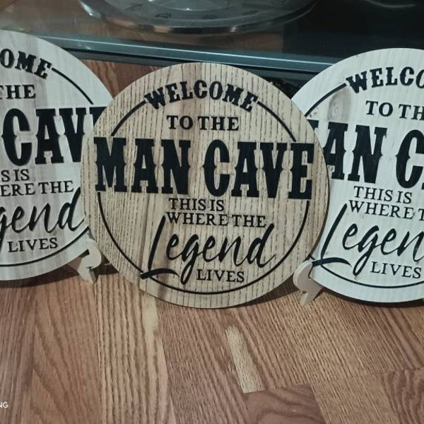 Welcome to the Man Cave SVG Digital File, Dxf File, Carbide Create File ...