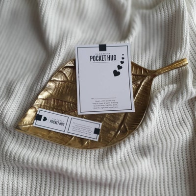 PRINTABLE Pocket Hug Tags Digital PDF DIY Packaging, Backing and ...