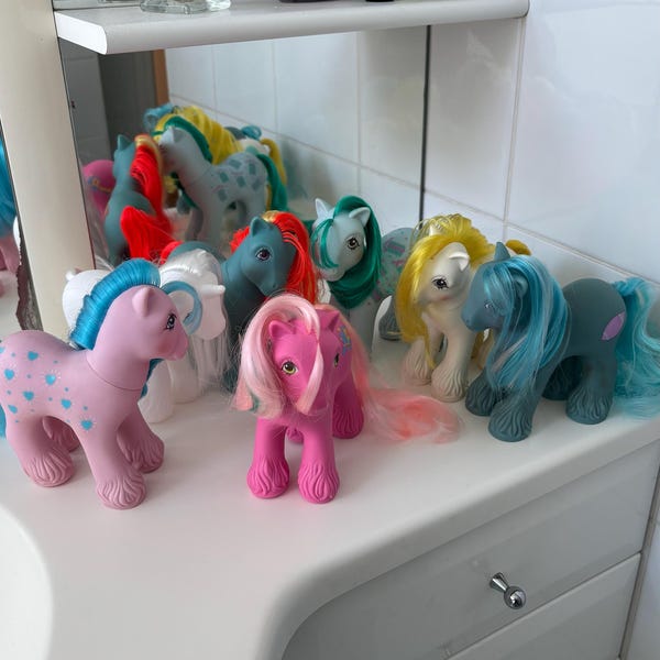 My Little Pony G1 Vintage Newborn Twins Tumbleweed (milkweed) - Etsy