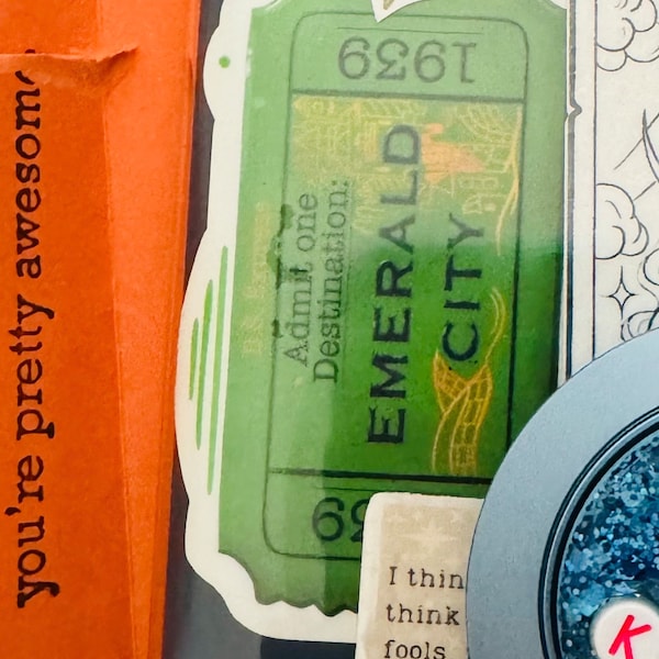 B.S. Express 'ticket to Emerald City' Admit One Vinyl Sticker - Etsy
