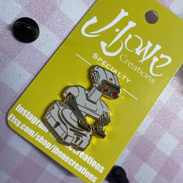 Rob the Robot - 1.5" Hard Enamel Lapel Pin - Etsy