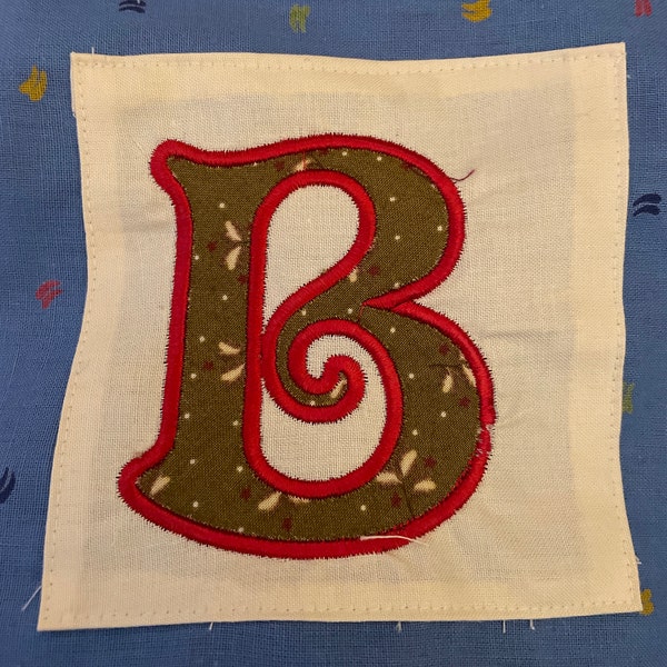 Blake Applique Monogram Set – Uppercase Letters - 2″ 3″ 4″ - Machine ...